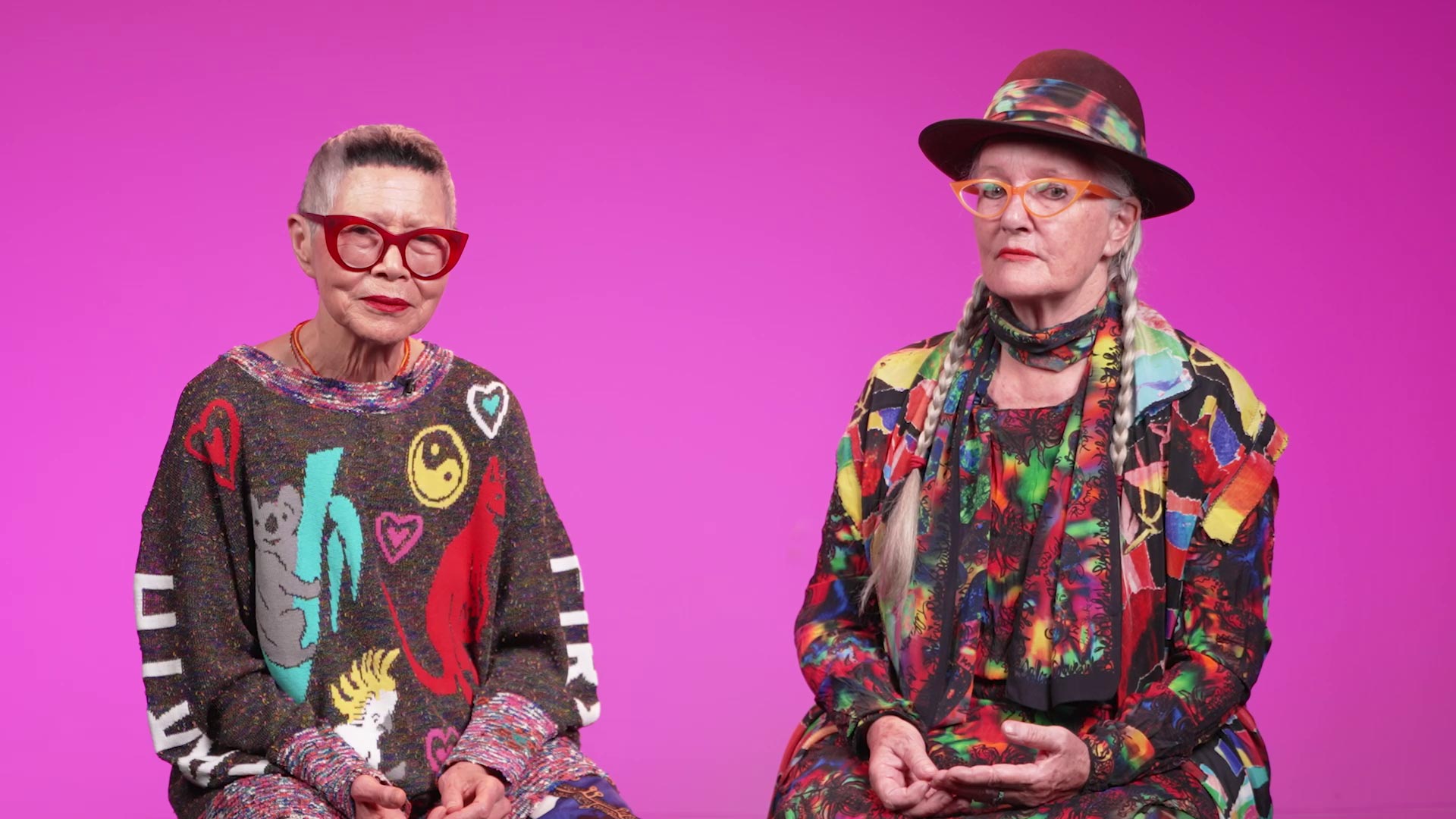 Jenny Kee and Linda Jackson, National Portrait Gallery