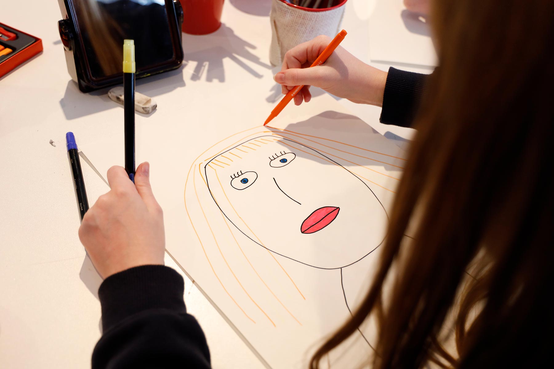 Walk-up workshop, National Portrait Gallery