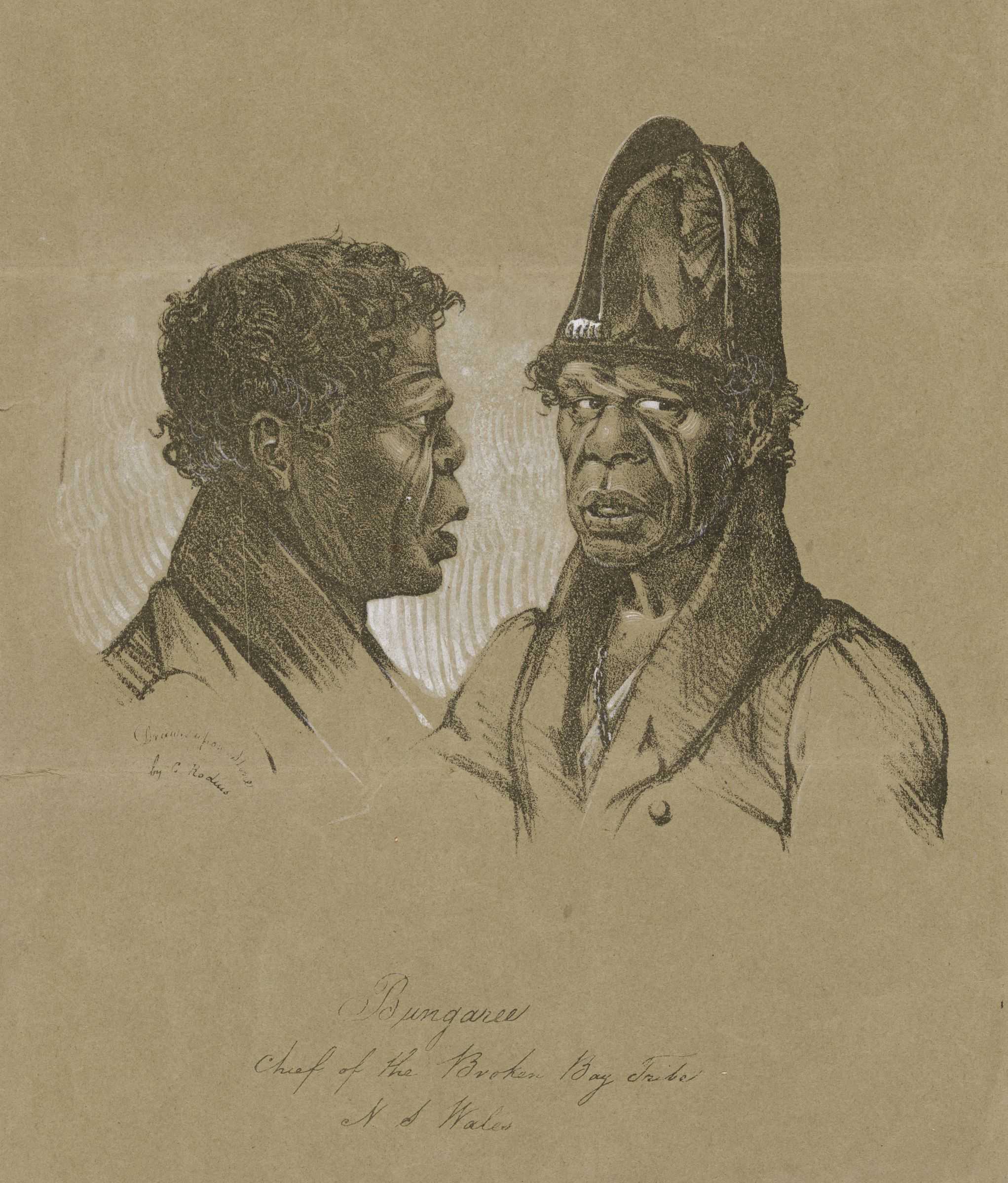 Bungaree, Chief of the Broken Bay Tribe, N S Wales, National Portrait ...