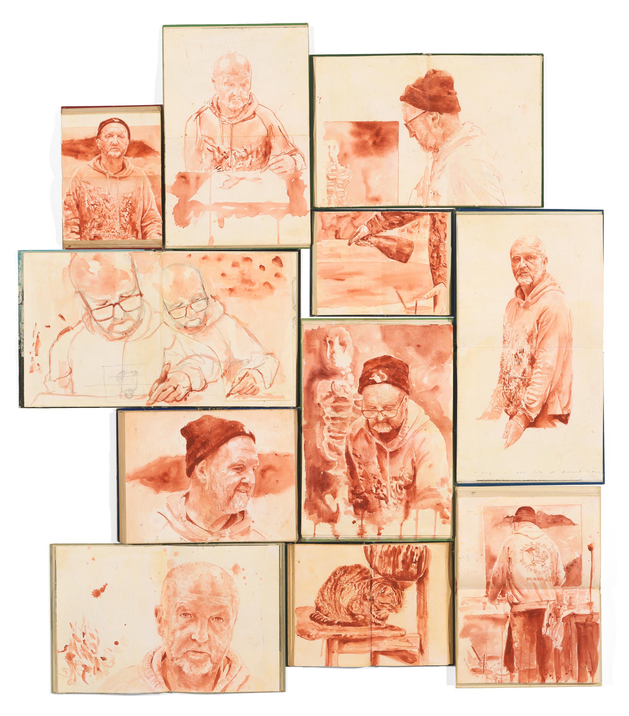 A day in the life of Richard Lewer, 2022, National Portrait Gallery