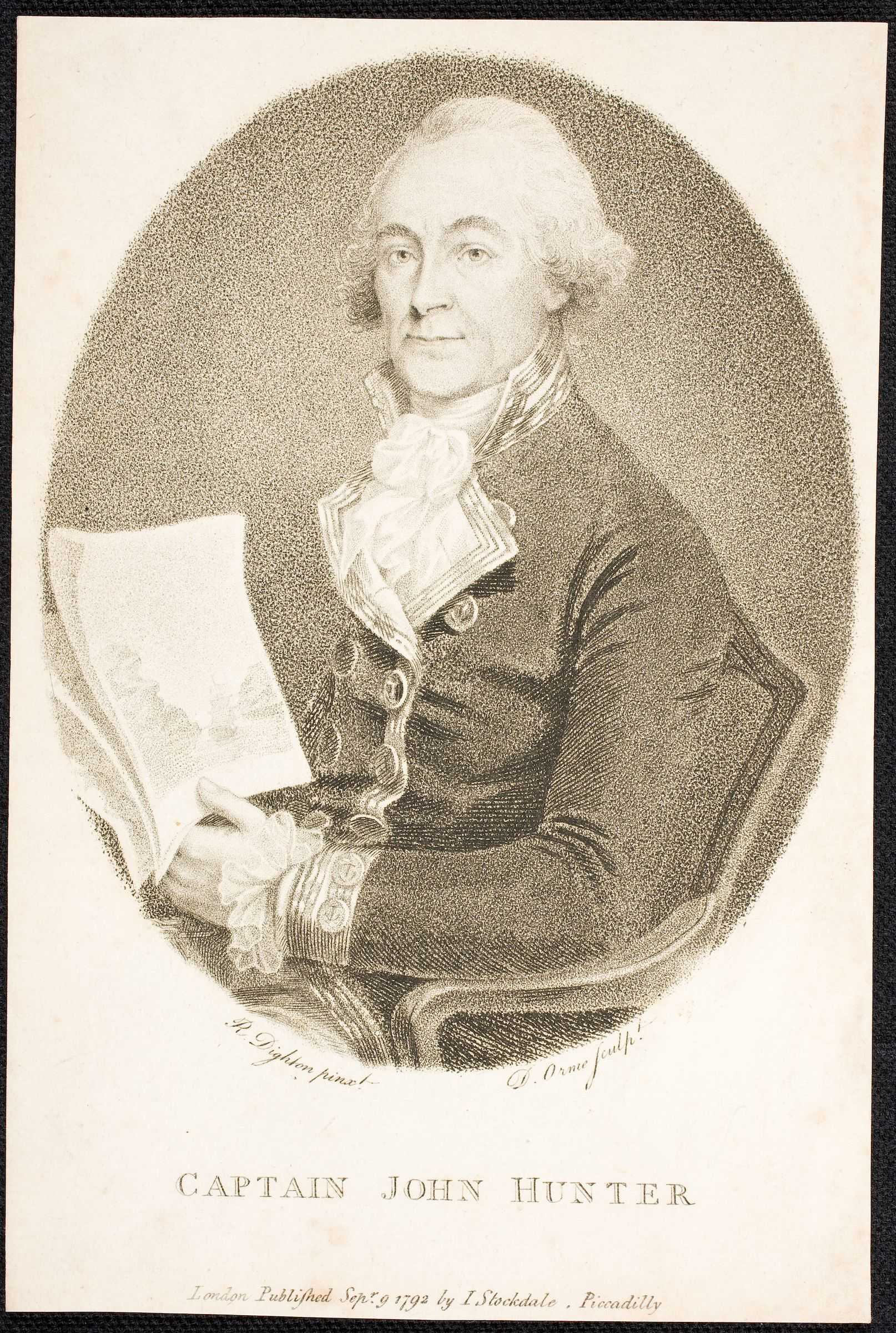 Portrait of Captain John Hunter, National Portrait Gallery